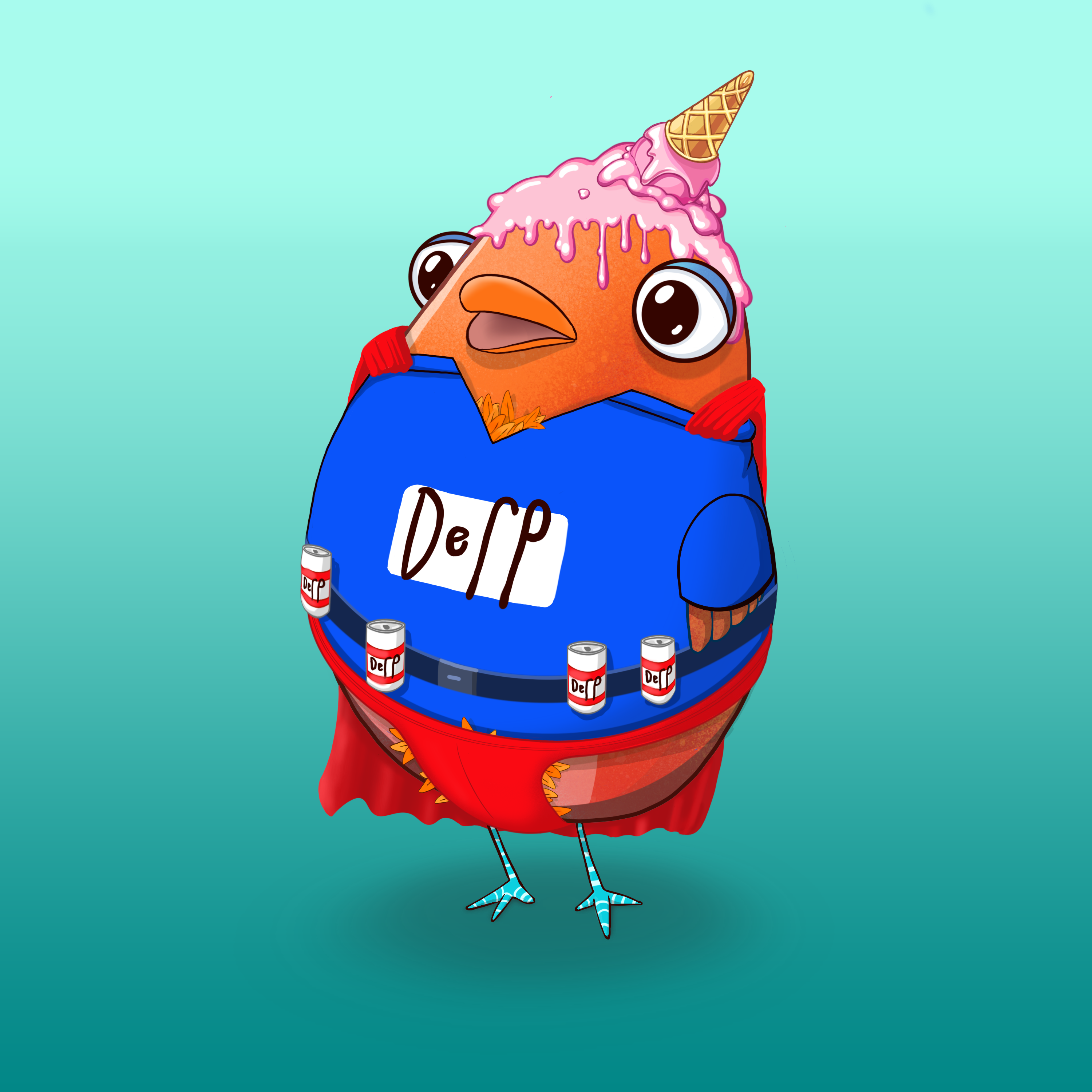 Derpy Birb #3693 - Derpy Birbs | OpenSea